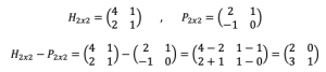 Resta de matrices | Economipedia