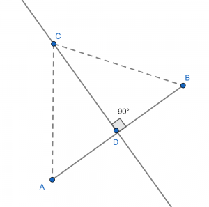 Mediatriz de un segmento | Economipedia